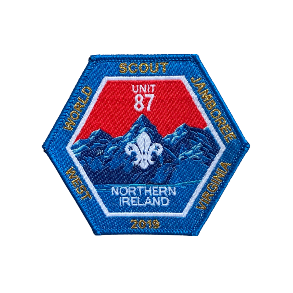 NI WSJ19 Unit 87 Badge | Scouts NI