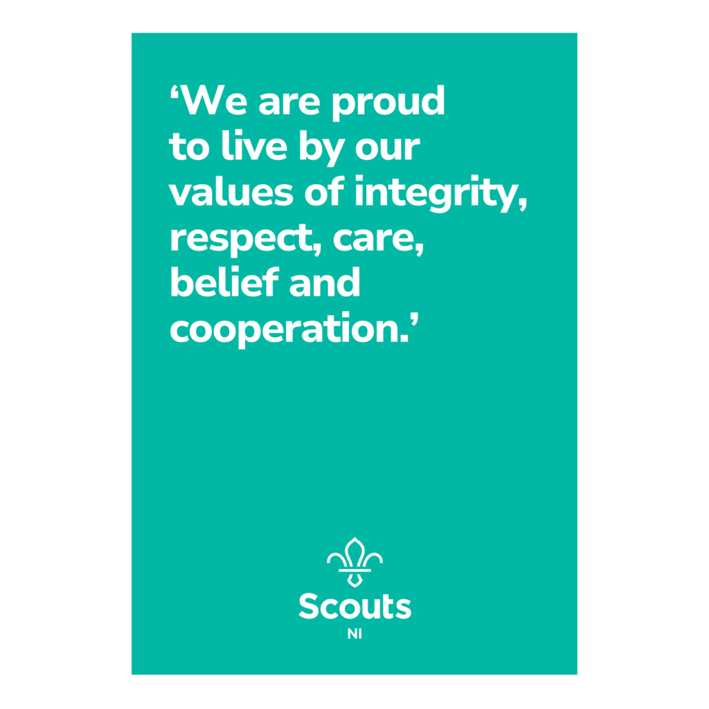 Our Values Poster (Pack of 10) | Scouts NI
